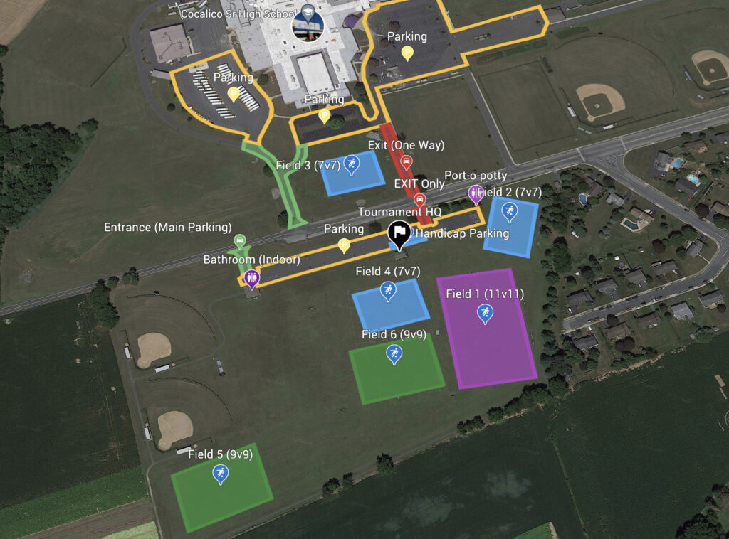 LARS Festival Field Maps – Cocalico Youth Soccer Club