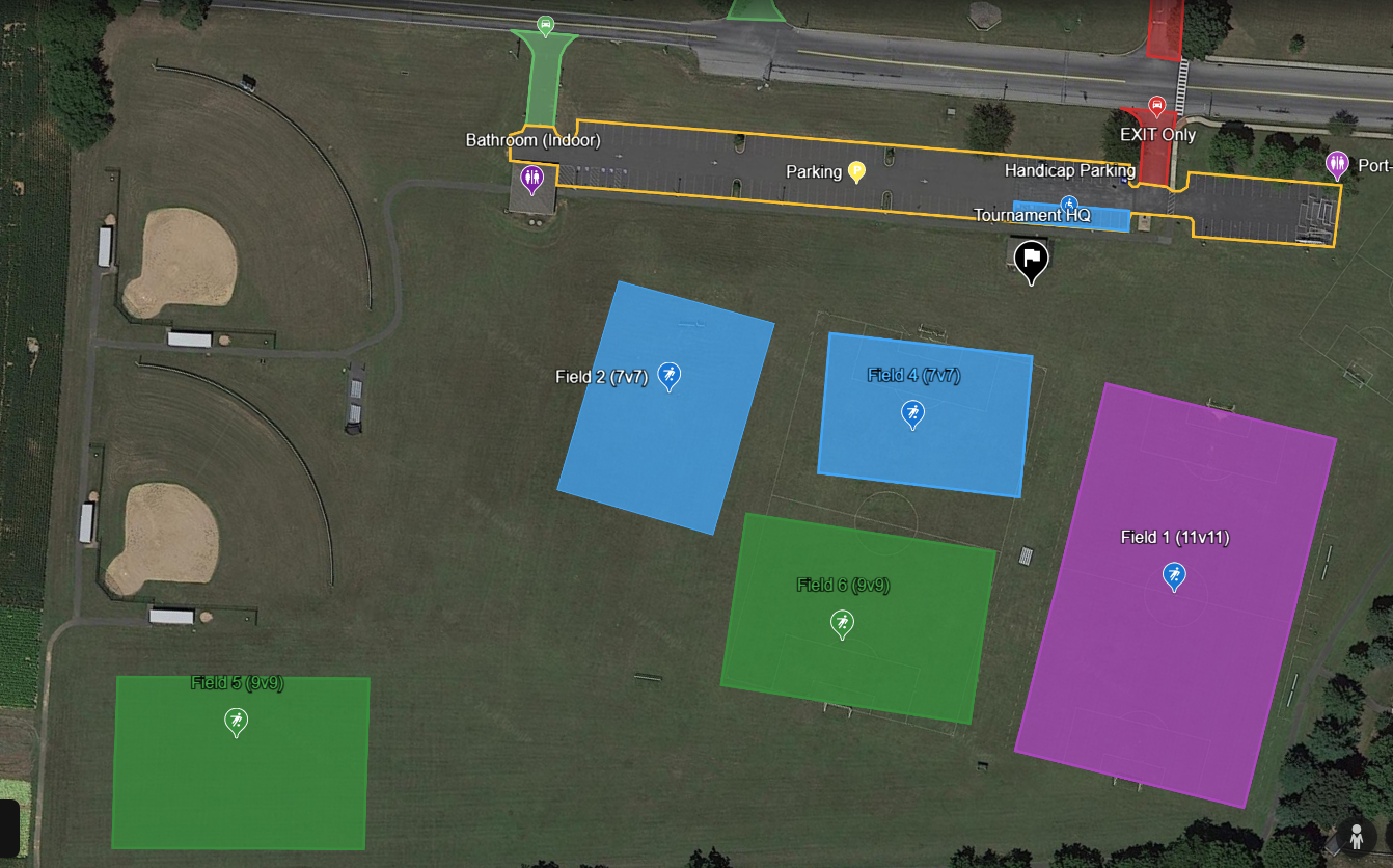 LARS Festival Field Maps – Cocalico Youth Soccer Club